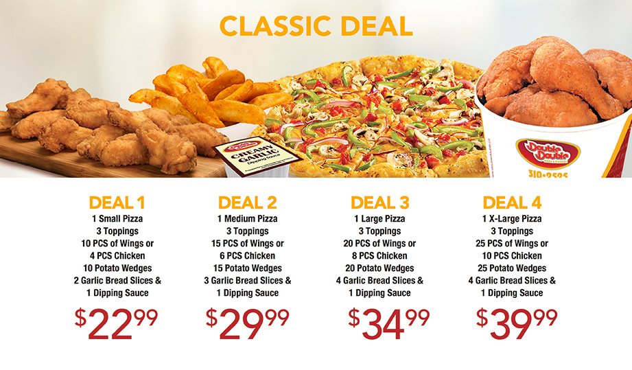 Double Double Pizza & Chicken