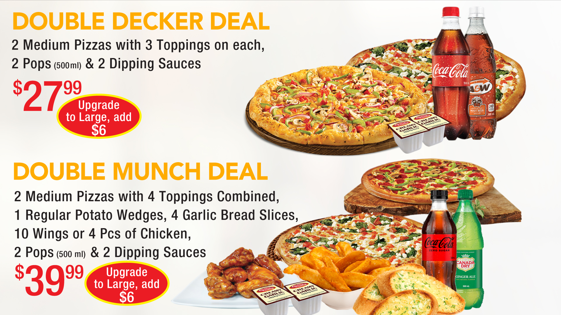 Double Double Pizza & Chicken